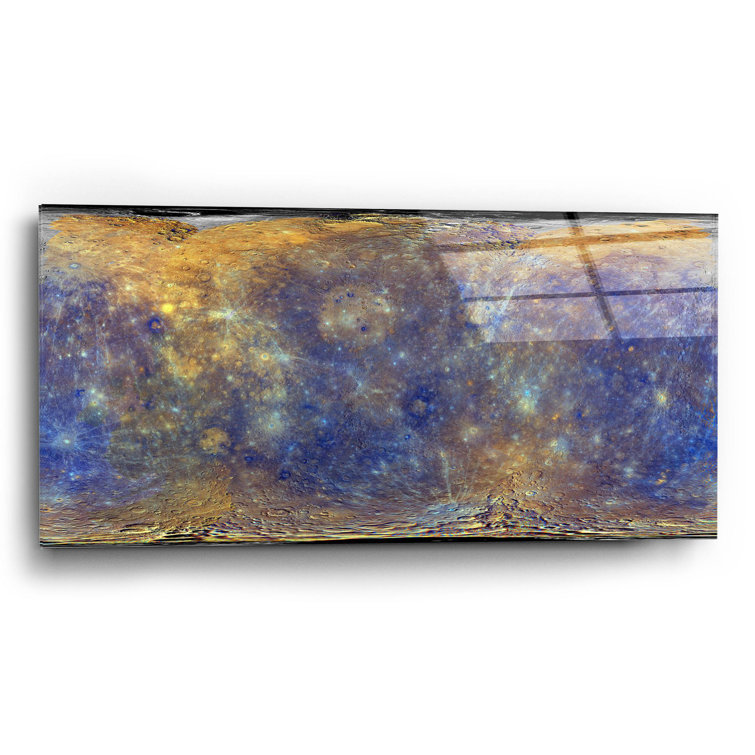 Wrought Studio Enhanced Color Mercury Map by NASA by Epic Portfolio ...