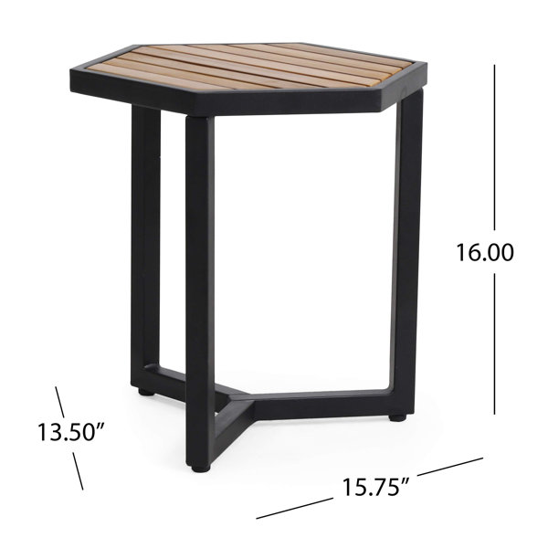 Loon Peak® Outdoor Side Table & Reviews | Wayfair