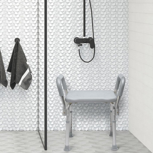 Symple Stuff Backless Shower Chair with Arms - Wayfair Canada