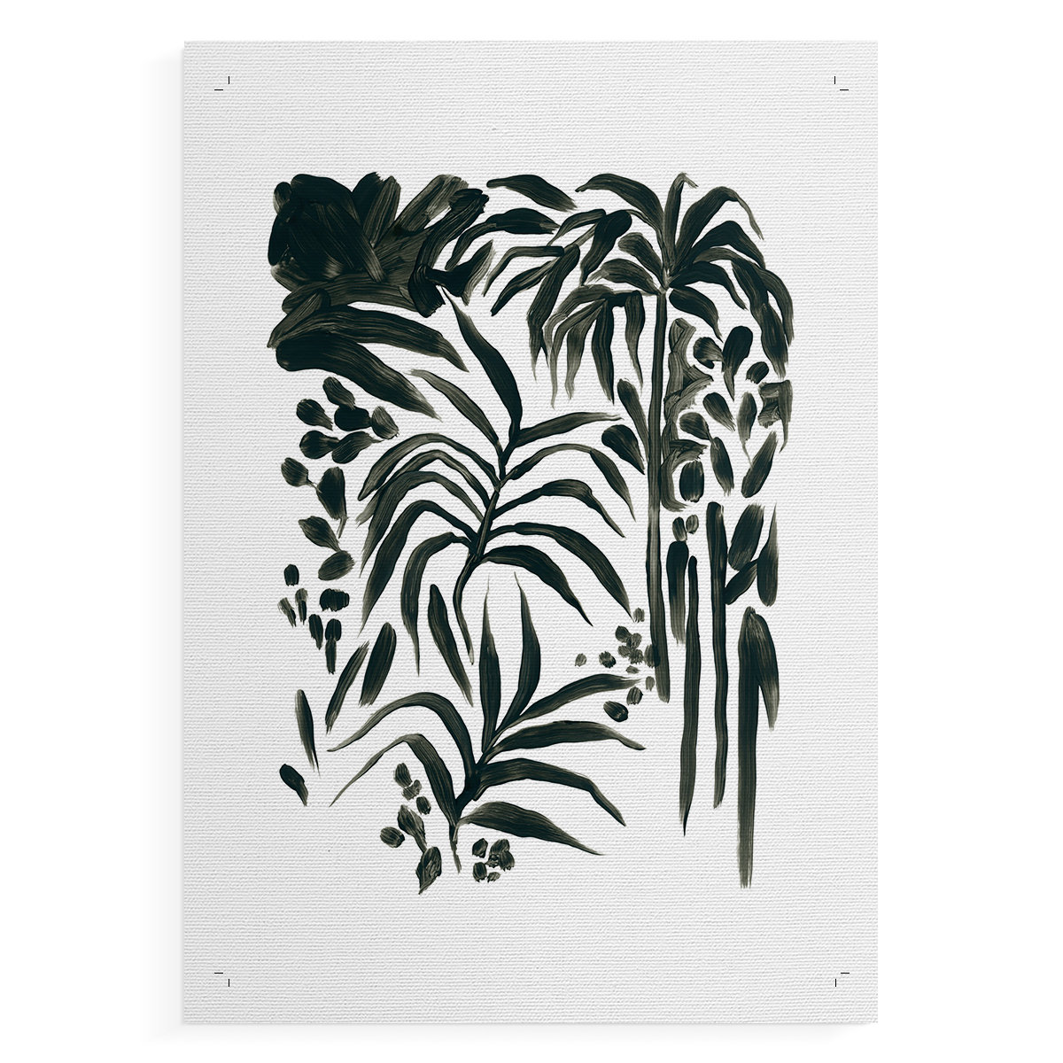 Dakota Fields Ink Jungle I -Canvas Print Only - NOT FRAMED | Wayfair