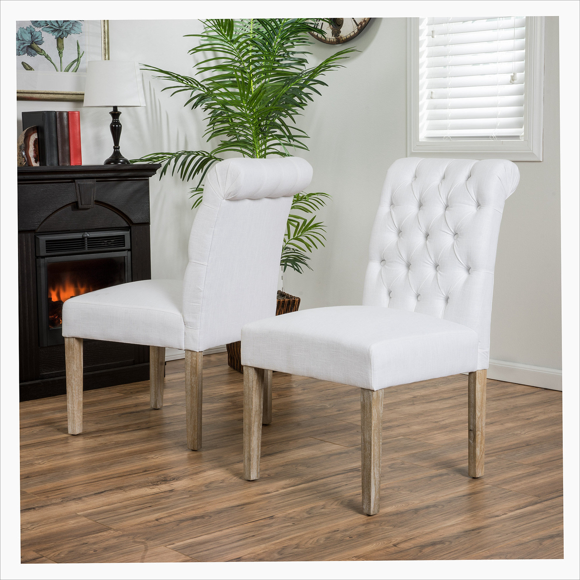 Rosalind Wheeler BROXTON TUFT DINING ROLLTOP KD - Wayfair Canada