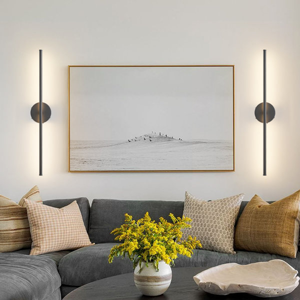 Wrought Studio™ Battery Operated Wall Sconces With Remote Control, Led ...