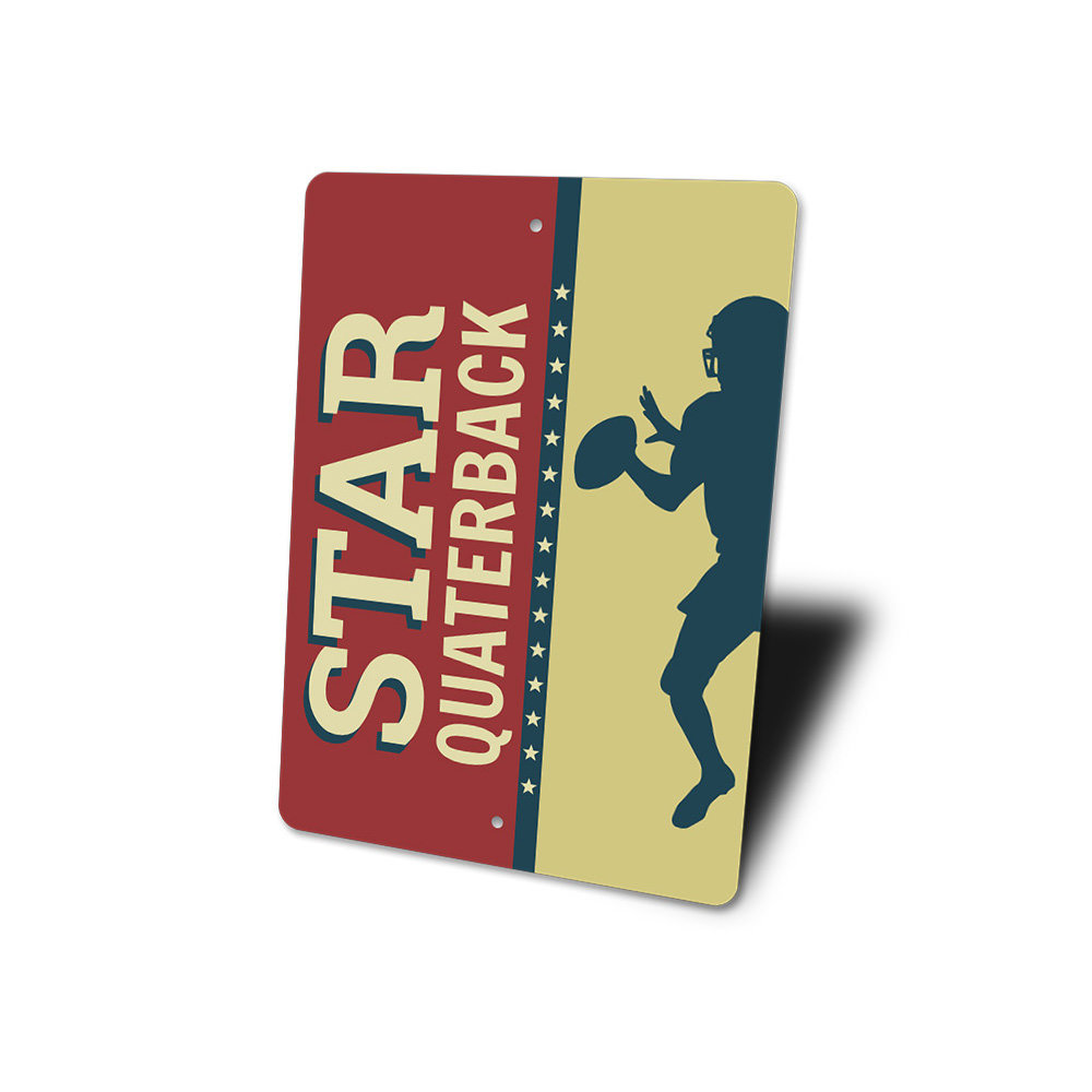 Lizton Sign Shop, Inc Quarterback Aluminum Sign | Wayfair