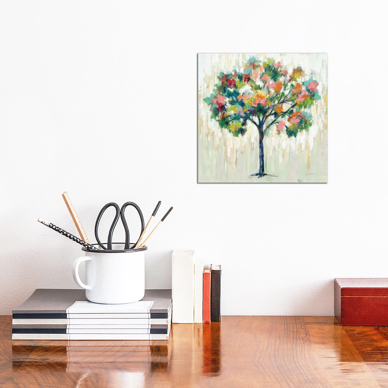 Red Barrel Studio® Blooming Tree Neutral by Silvia Vassileva - Print ...