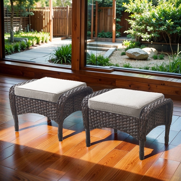 Patio Ottomans & Outdoor Ottomans You'll Love