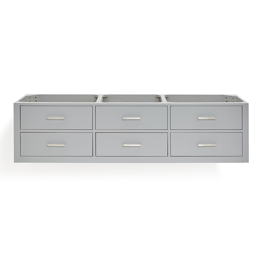 Ariel Bath 72" Wall Mounted Double Bathroom Vanity Base Only | Perigold