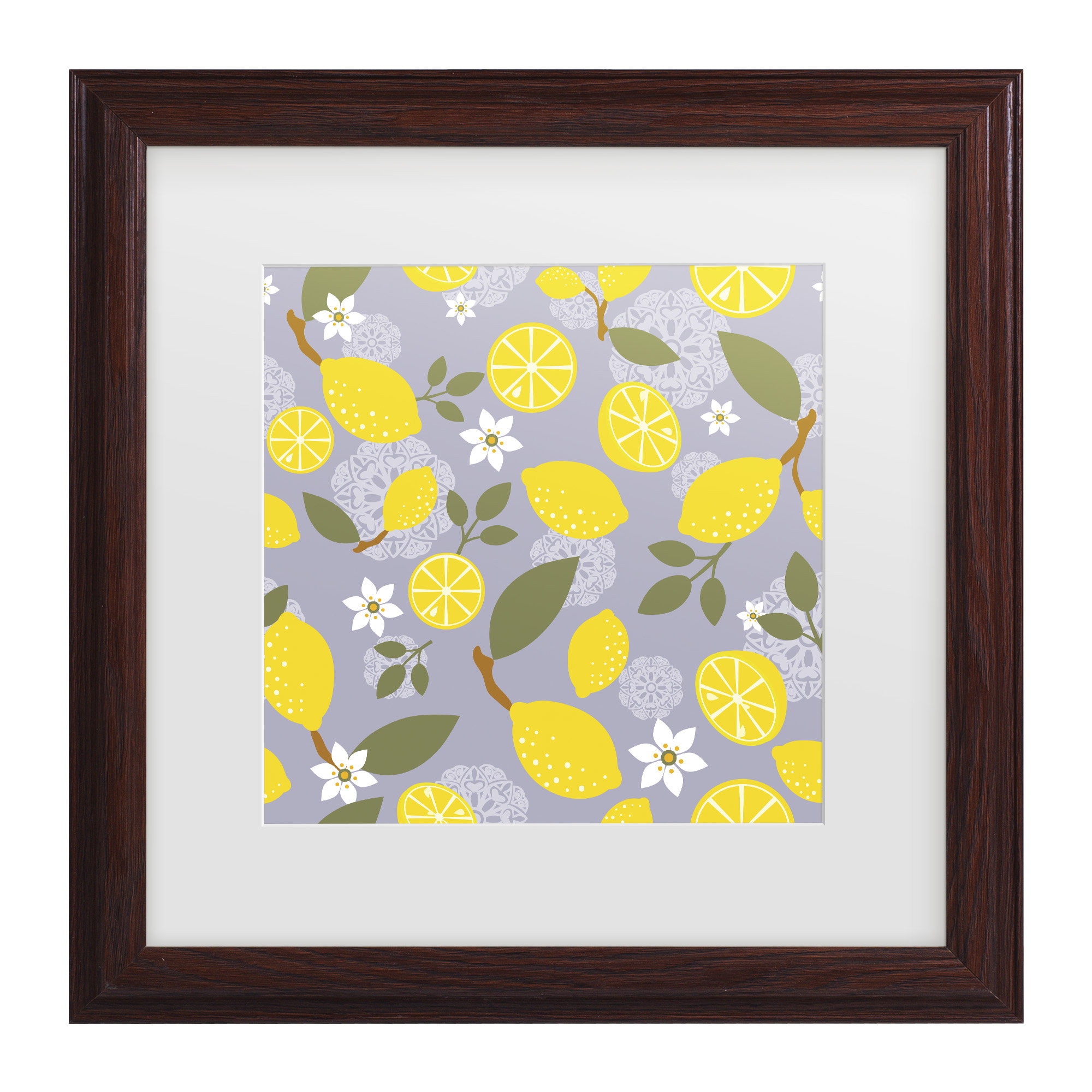 Ebern Designs Bolog Fiona Stokes-Gilbert Lemon Zest Matted Framed Art ...