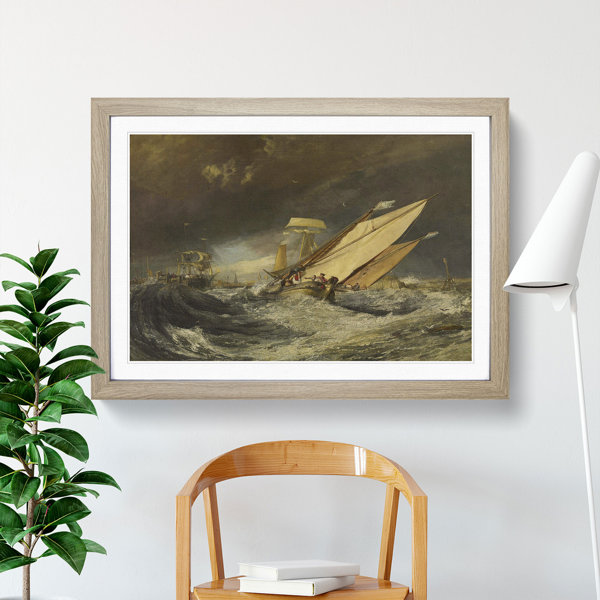 East Urban Home Fishing Boats Entering Callais by Joseph Mallord ...