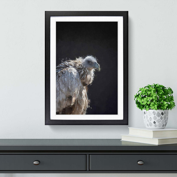 East Urban Home Vulture Bird - Picture Frame Graphic Art Print ...