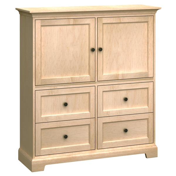 Howard Miller Company 2 -Door 4 -Drawer Storage Cabinet | Wayfair.co.uk