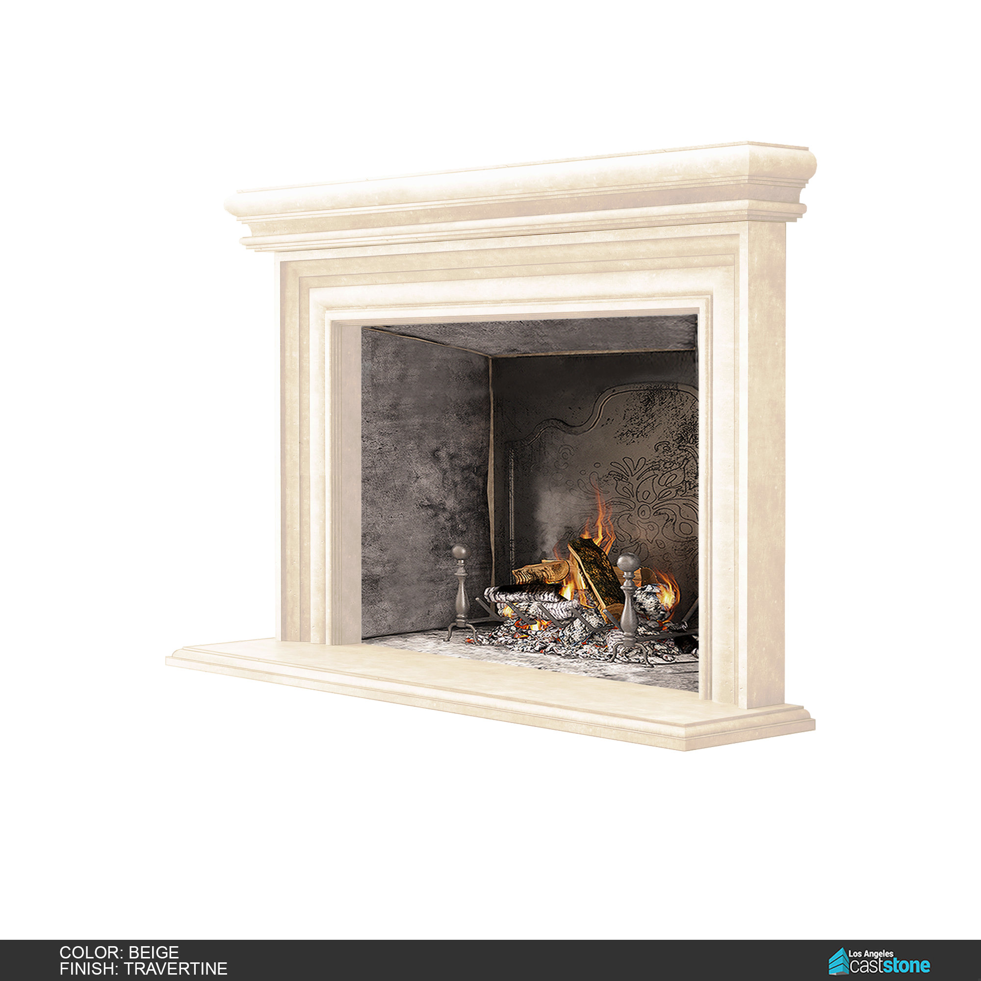 Los Angeles Cast Stone Pourtour de foyer Grand Alto Palermo - Wayfair ...