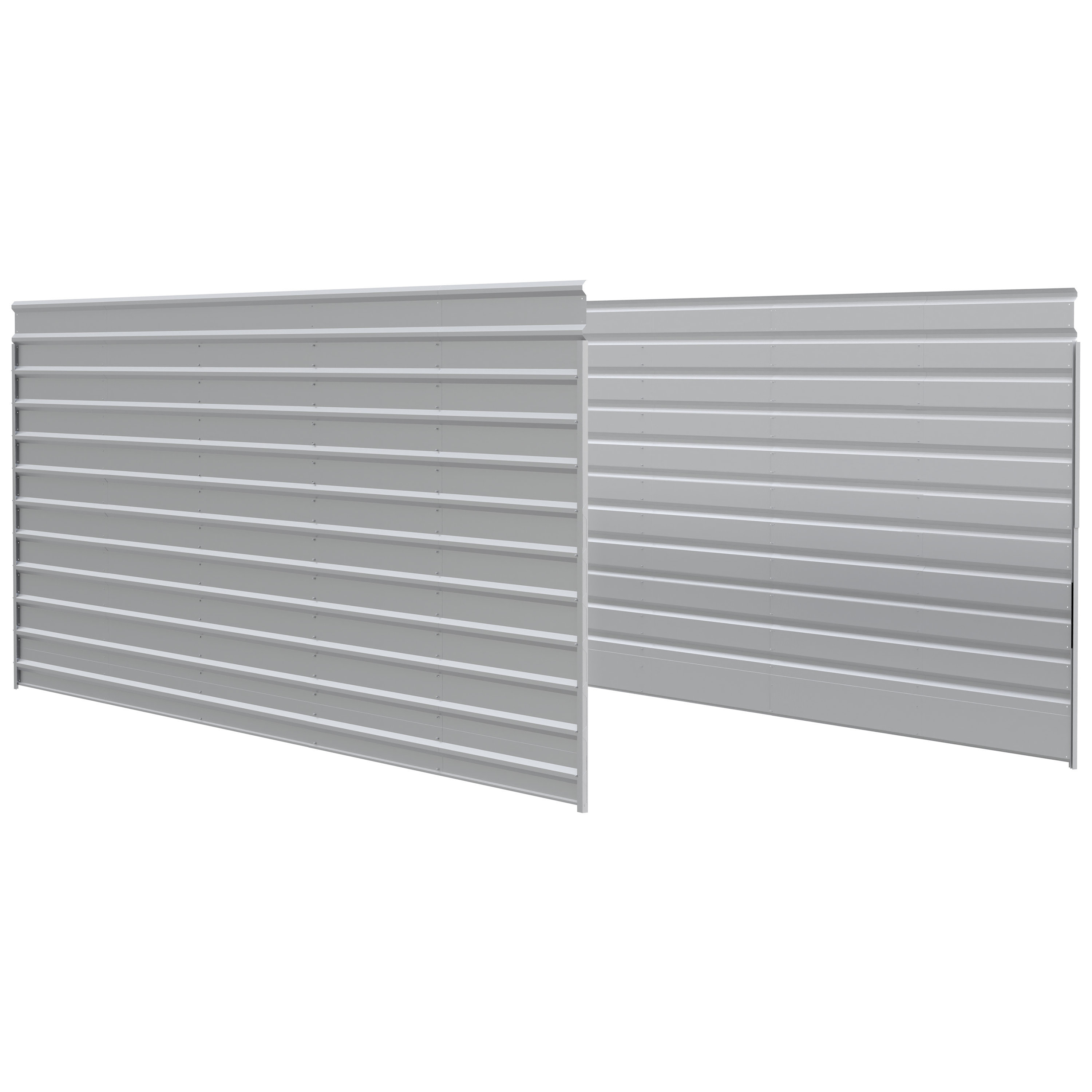 Arrow 24x9 2 Side Walls Kit for Arrow Steel Carport 24' Long | Wayfair