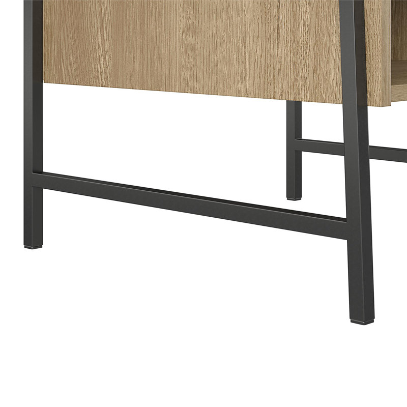 Novogratz Bushwick Wardrobe with Mirror | Wayfair