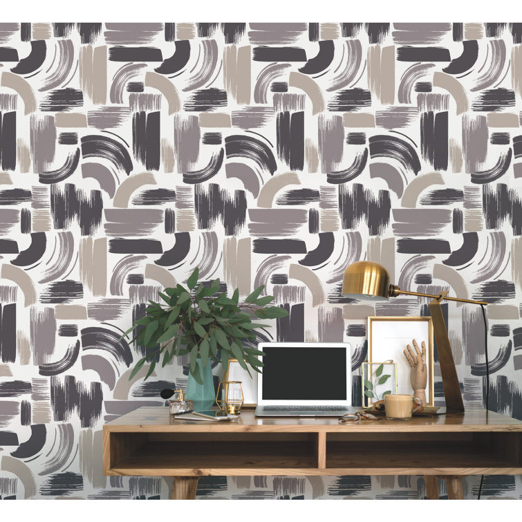 Room Mates Peel & Stick Abstract Roll | Wayfair