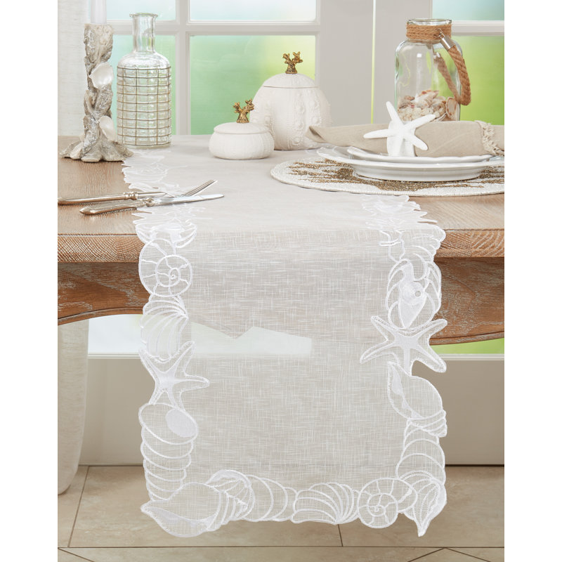 Saro Rectangular Table Runner | Wayfair