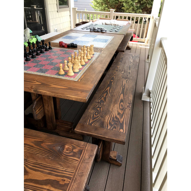 The Farm Mechanic Nautical Dining Table and Benches | Wayfair