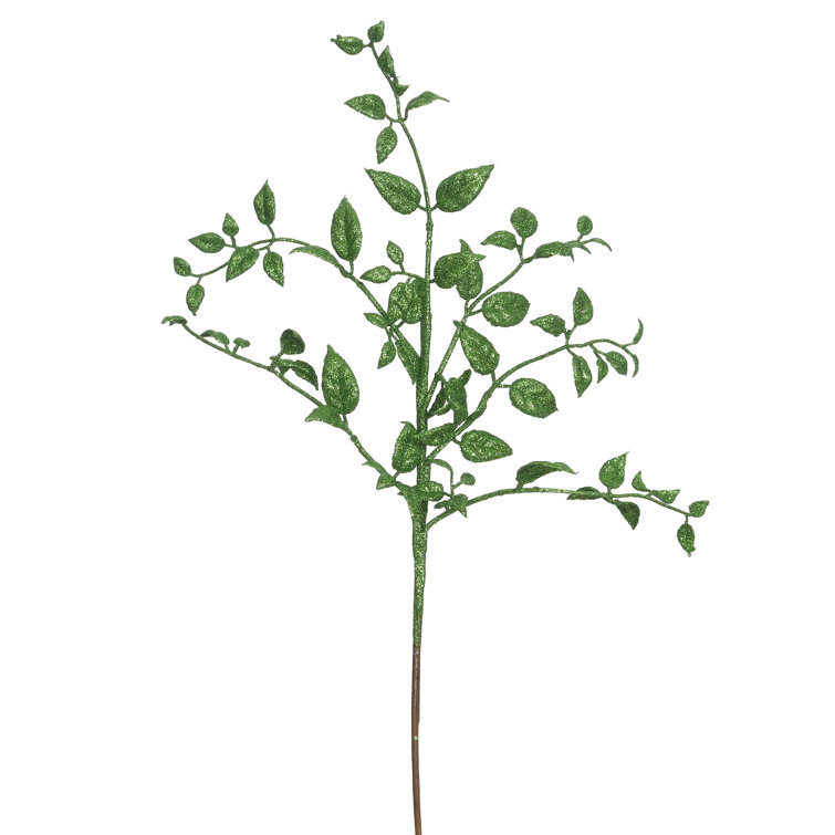 The Holiday Aisle® 22" Mini Locust Spray Glitter Spray | Wayfair