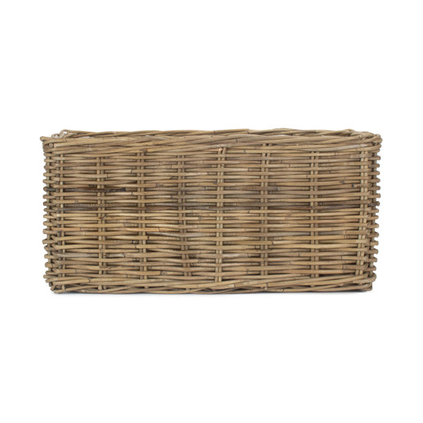 Bay Isle Home Rattan Under Bench Basket with Lining | Wayfair.co.uk