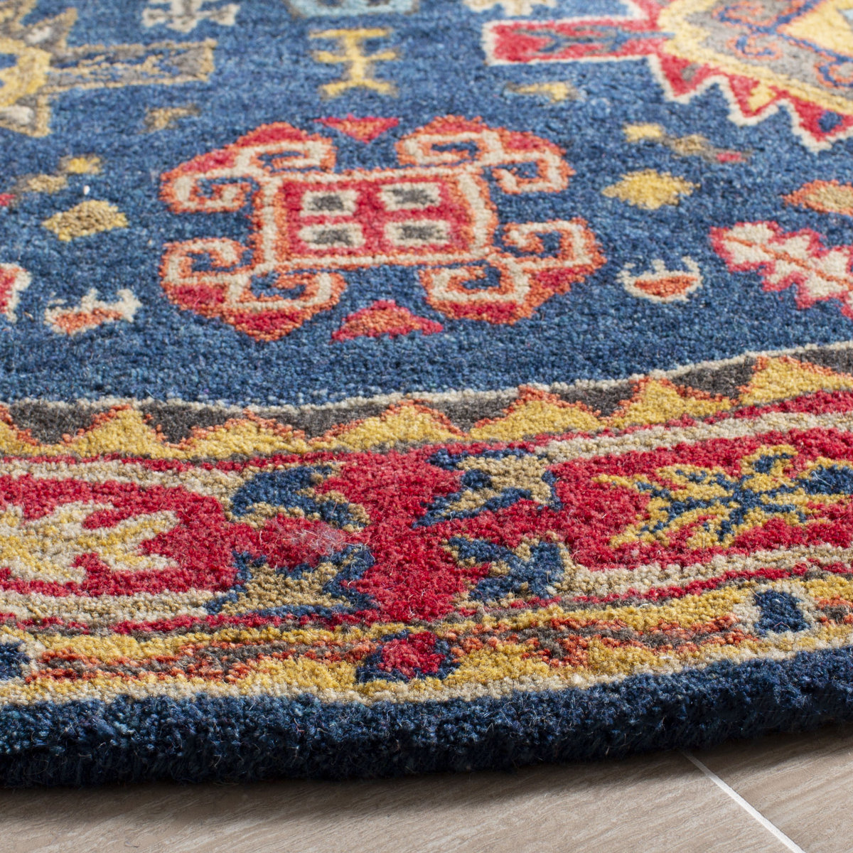 Bungalow Rose Donnal Hand Tufted Wool Oriental Rug & Reviews | Wayfair