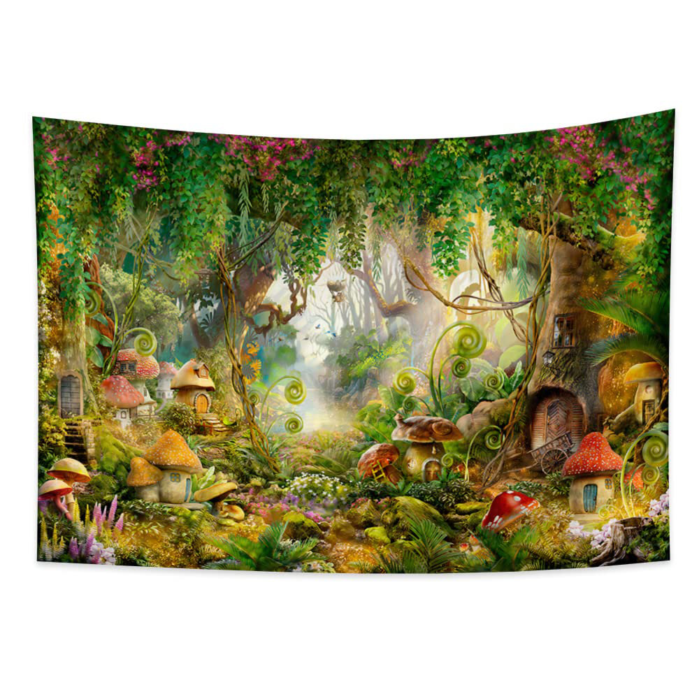 Dakota Fields Fantasy Forest Tapestry Enchanted Mushroom Magical ...