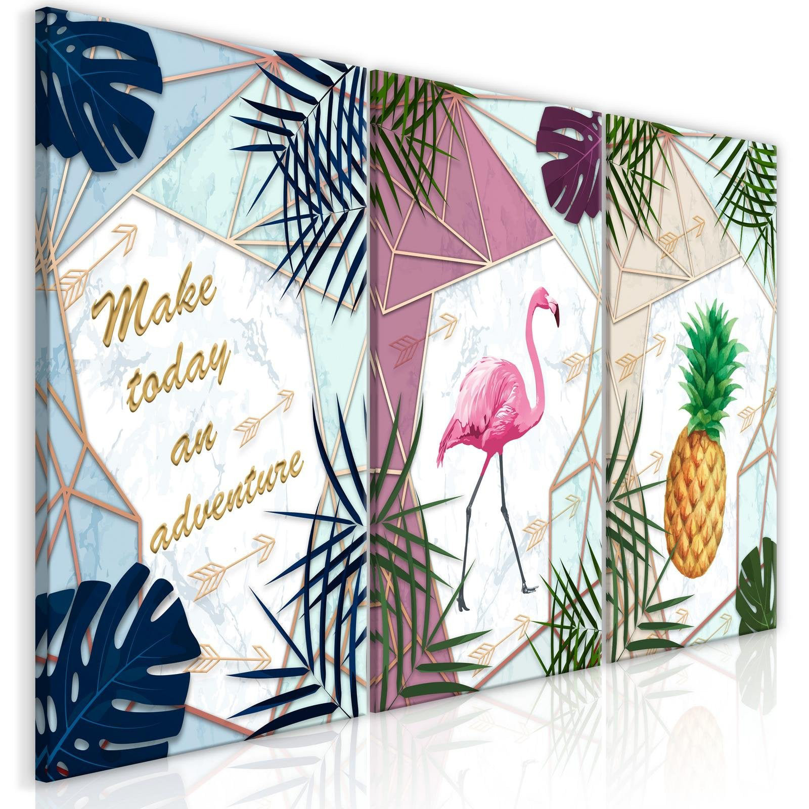 Bay Isle Home™ Stretched Canvas Nordic Art - Tropical Triptych | Wayfair