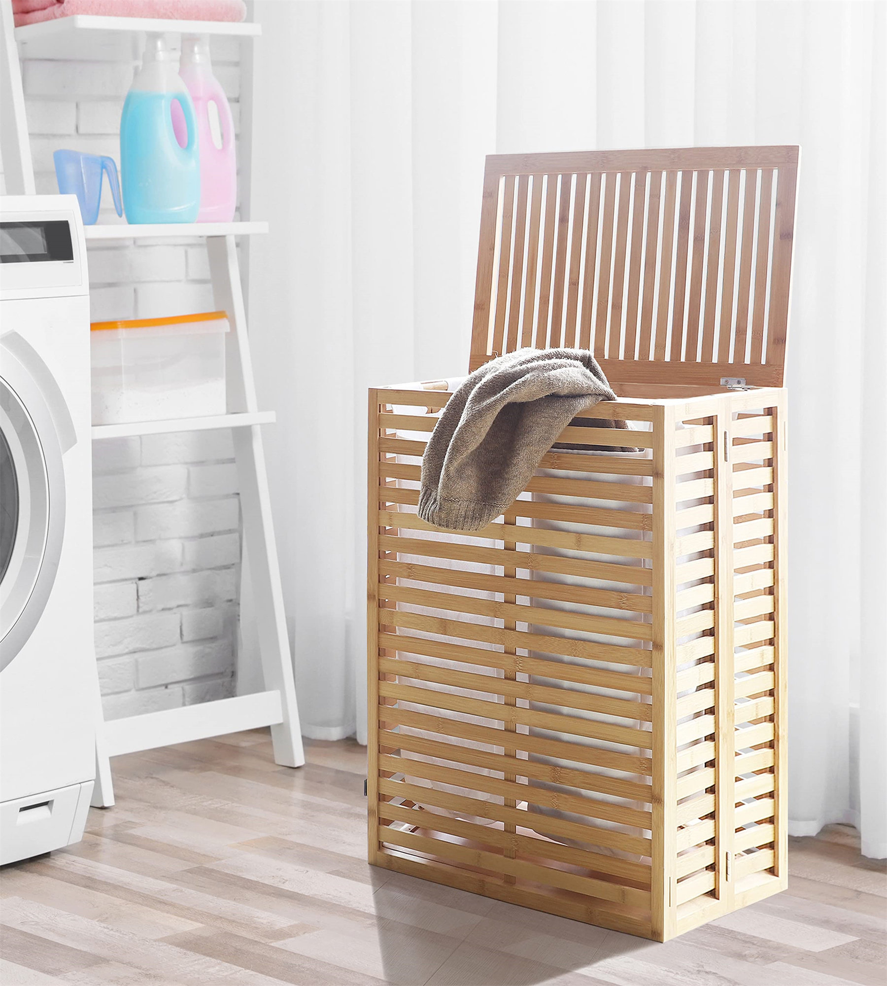 Wildon Home® Bamboo Laundry Hamper | Wayfair