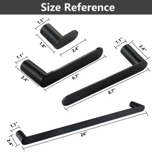 maiguoone 5 - Piece Bathroom Hardware Set & Reviews | Wayfair