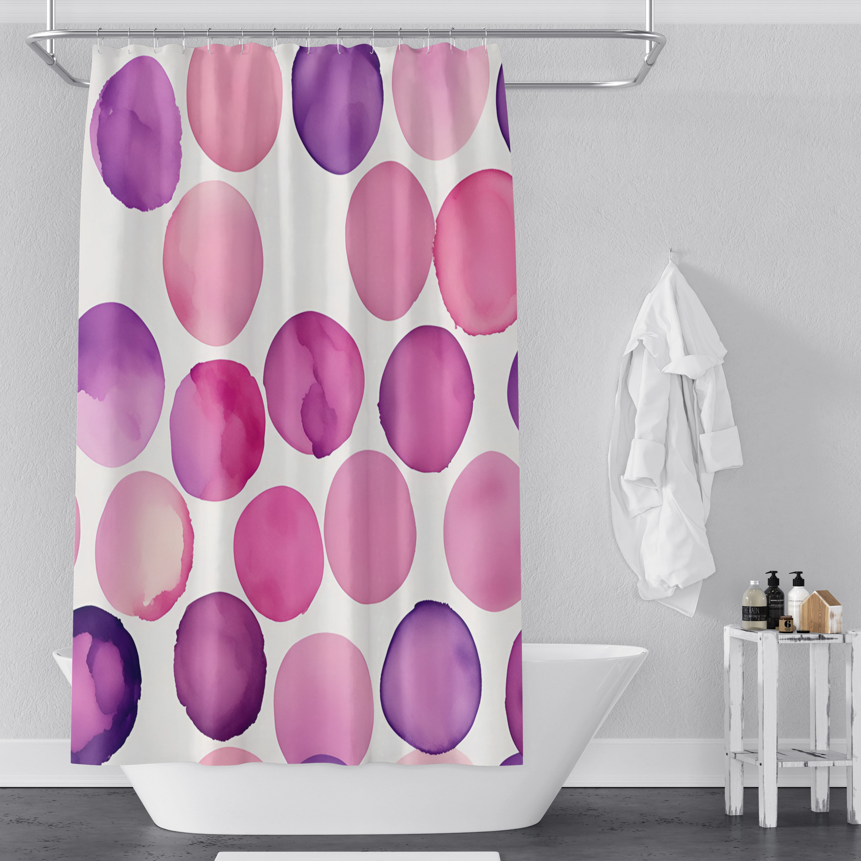 East Urban Home Shanquille Polka Dots Shower Curtain | Wayfair