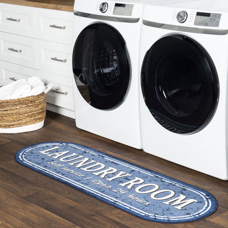 Trinx Graphic Machine Washable Laundry Mat & Reviews | Wayfair