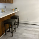 Kelly Clarkson Home Mia Upholstered Counter Stool with Solid Wood Frame ...