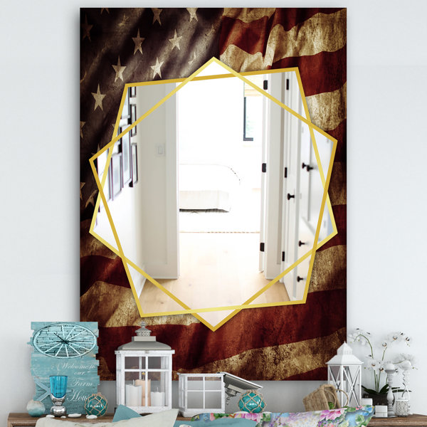 East Urban Home American Flag Bohemian and Eclectic Frameless Wall ...