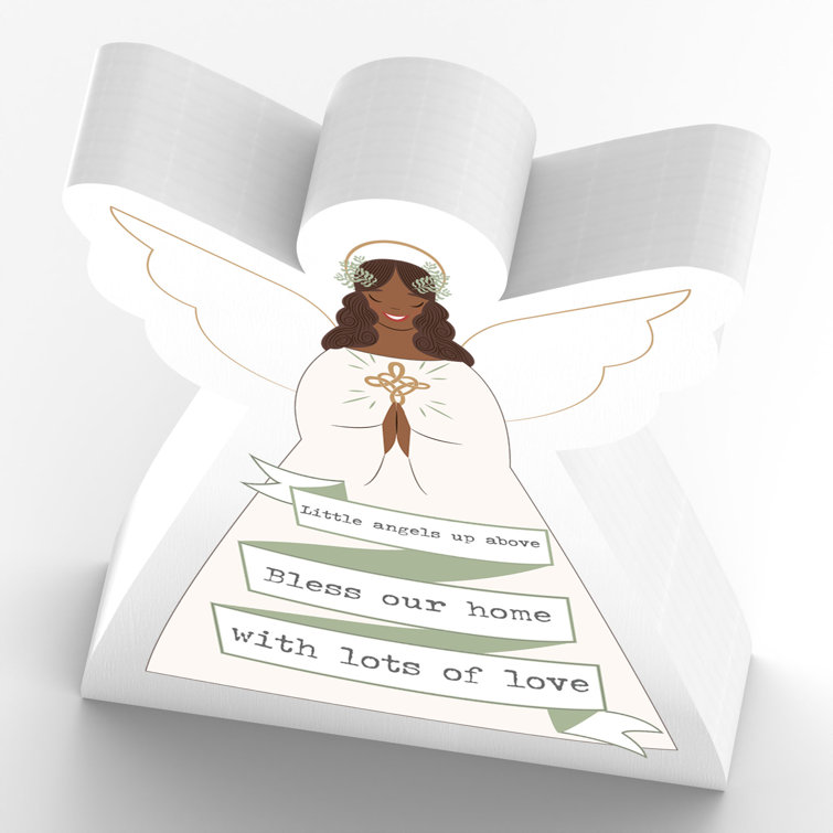 Maturi Edisto Little Angels Letter Block | Wayfair.co.uk