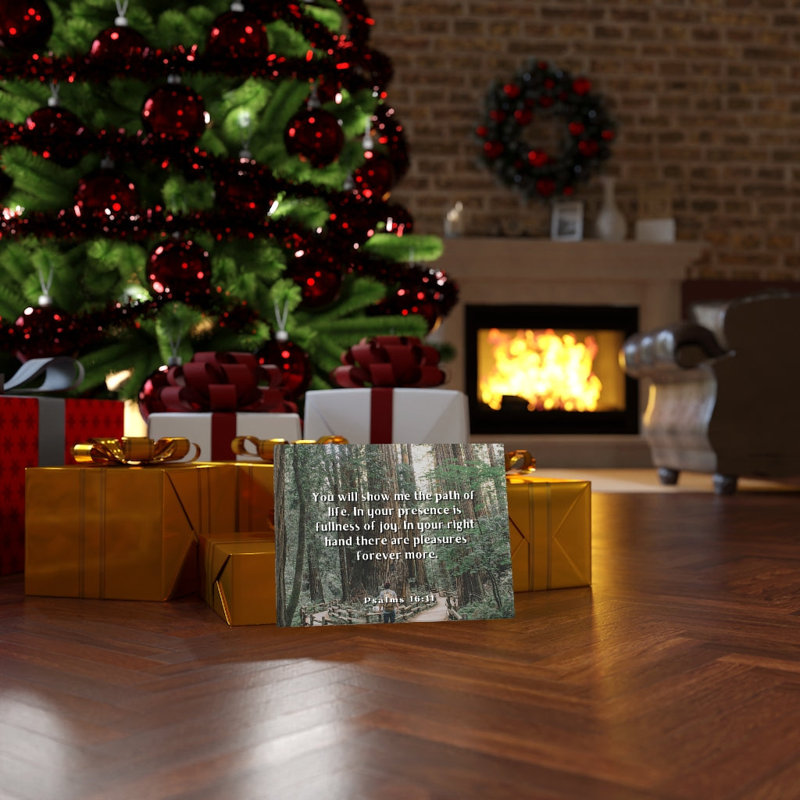 Trinx Scripture Canvas Path Of Life Psalms 16:11 Christian Wall Art ...