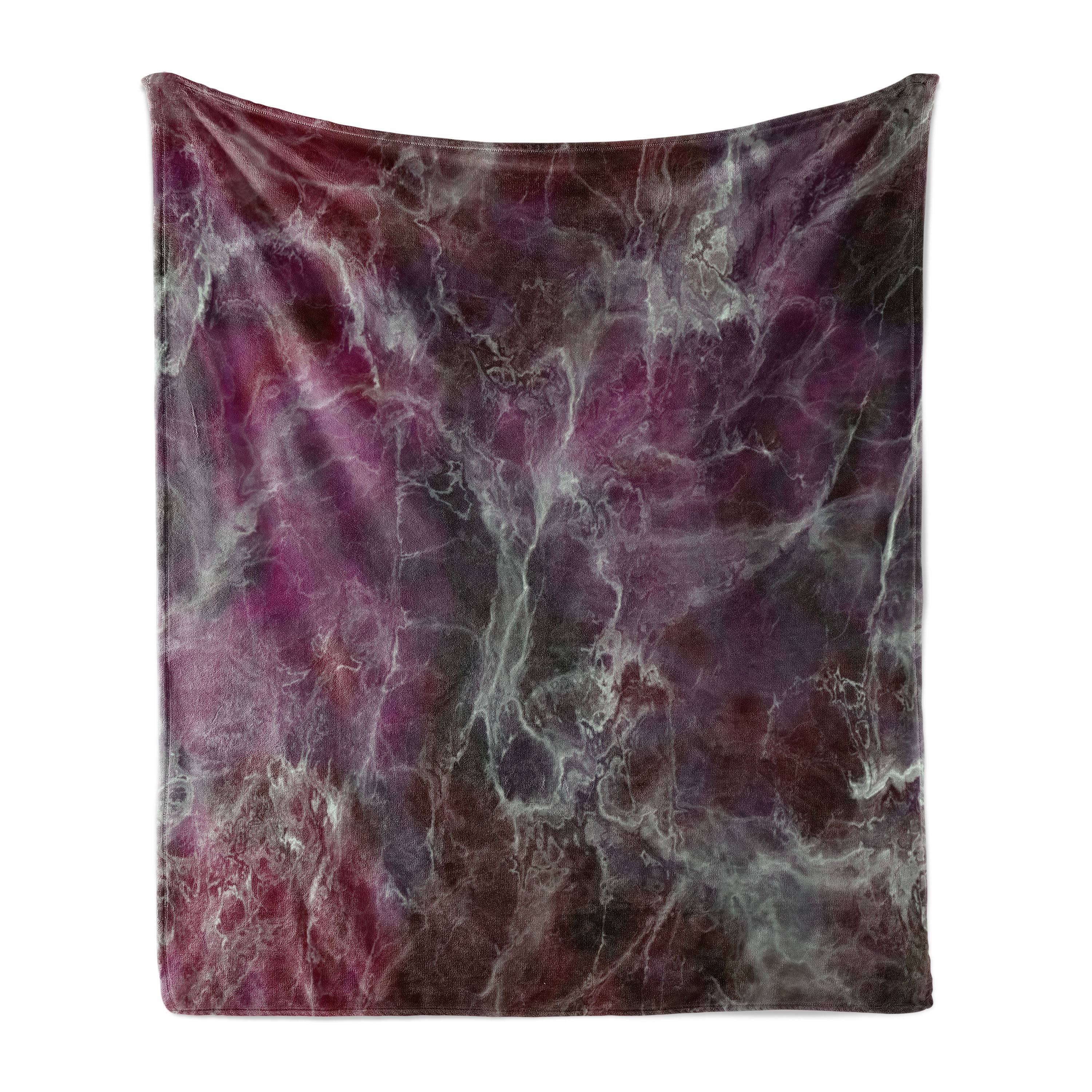 Ambesonne Marble Print Fleece Throw Blanket 37019 | Wayfair