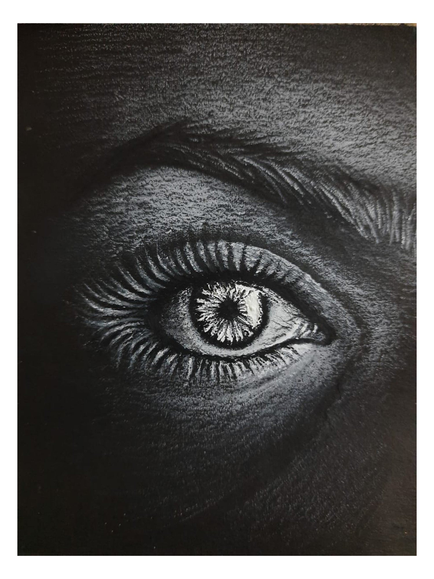 Winston Porter Stare - Sharp Glance | Pencil On Paper | By Arushi ...