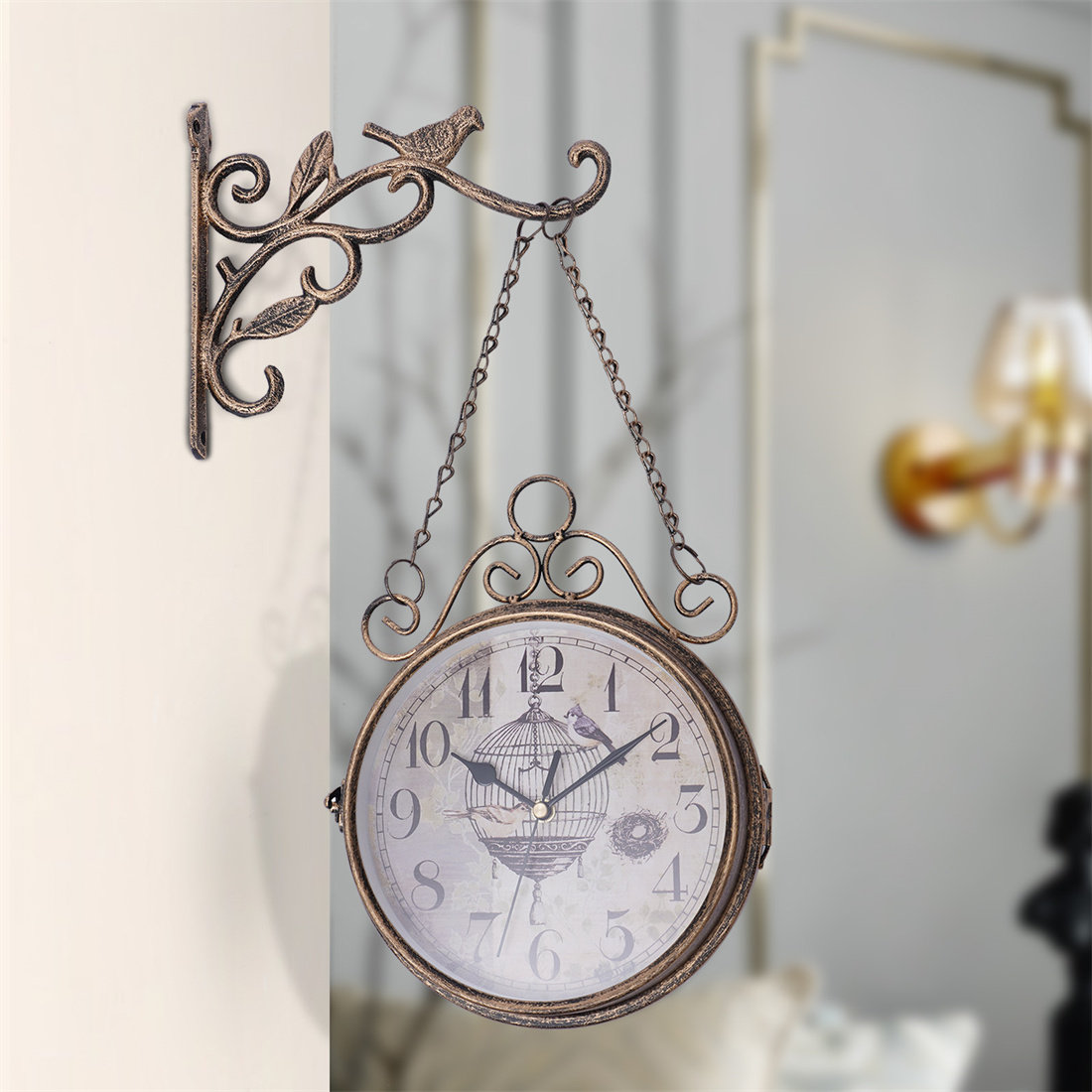 Rosalind Wheeler Halvard Wall Clock & Reviews | Wayfair