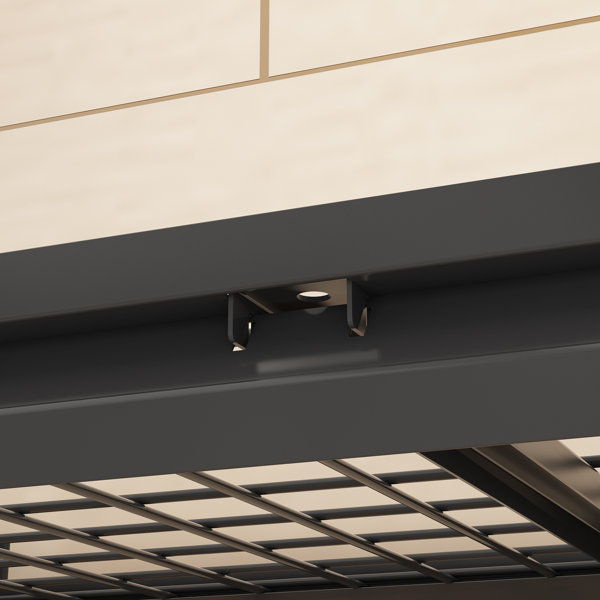 Rebrilliant 5-Tier Adjustable Black Metal Shelving Unit ,Heavy Duty ...