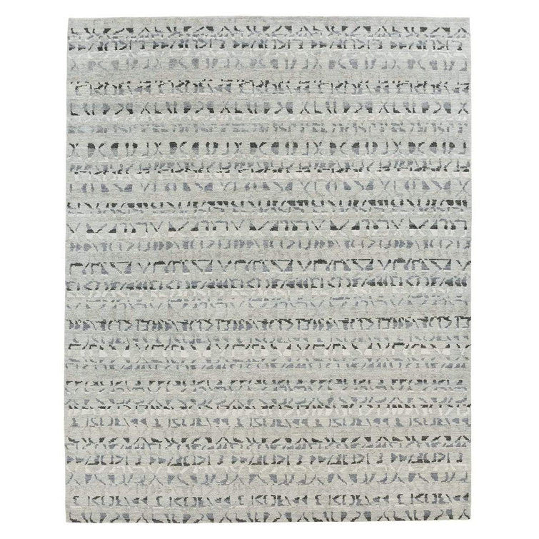 Tufenkian Fast Forward Hand Knotted Wool Striped Rug - Wayfair Canada