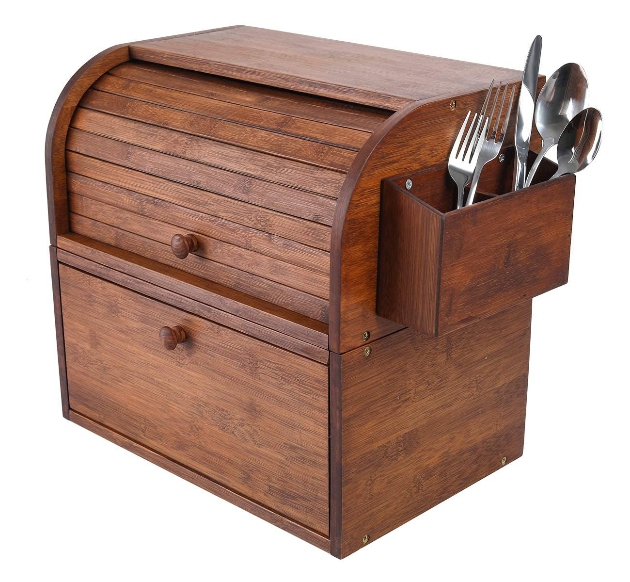 Loon Peak® Fanch Wood Food Storage Container Set | Wayfair