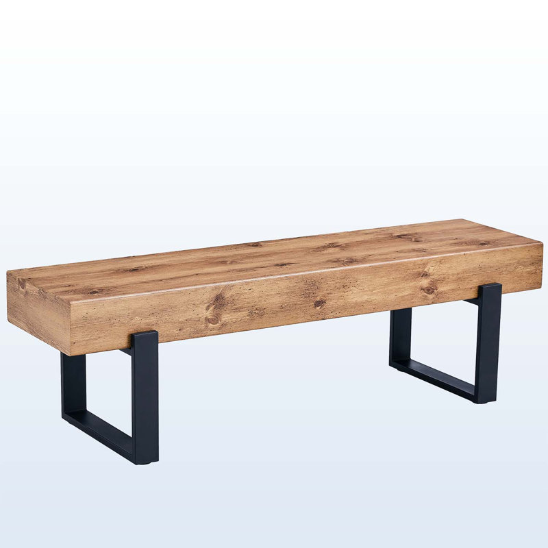 Millwood Pines Deliza MDF+Metal Bench | Wayfair