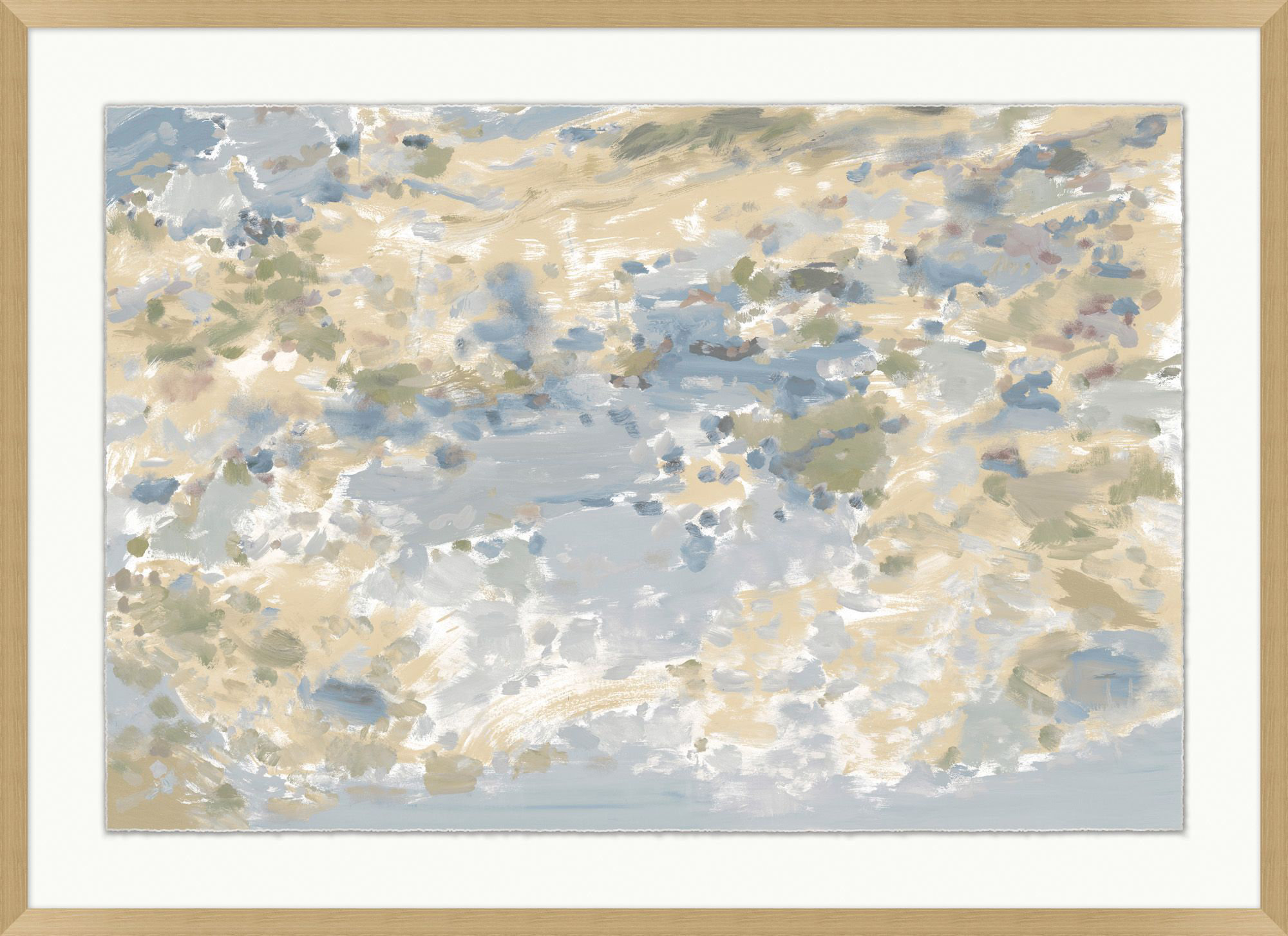 Wendover Art Group Seaside Reflections 1 - Single Picture Frame Print ...