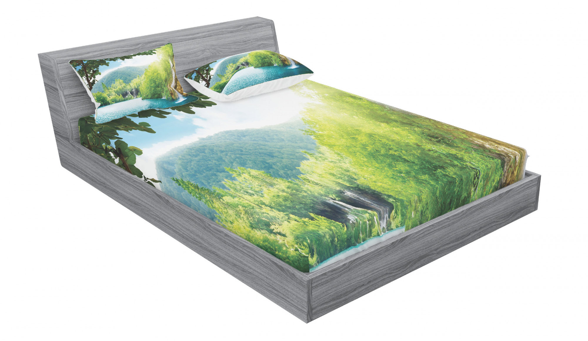 Ambesonne Waterfall Sheet Set | Wayfair