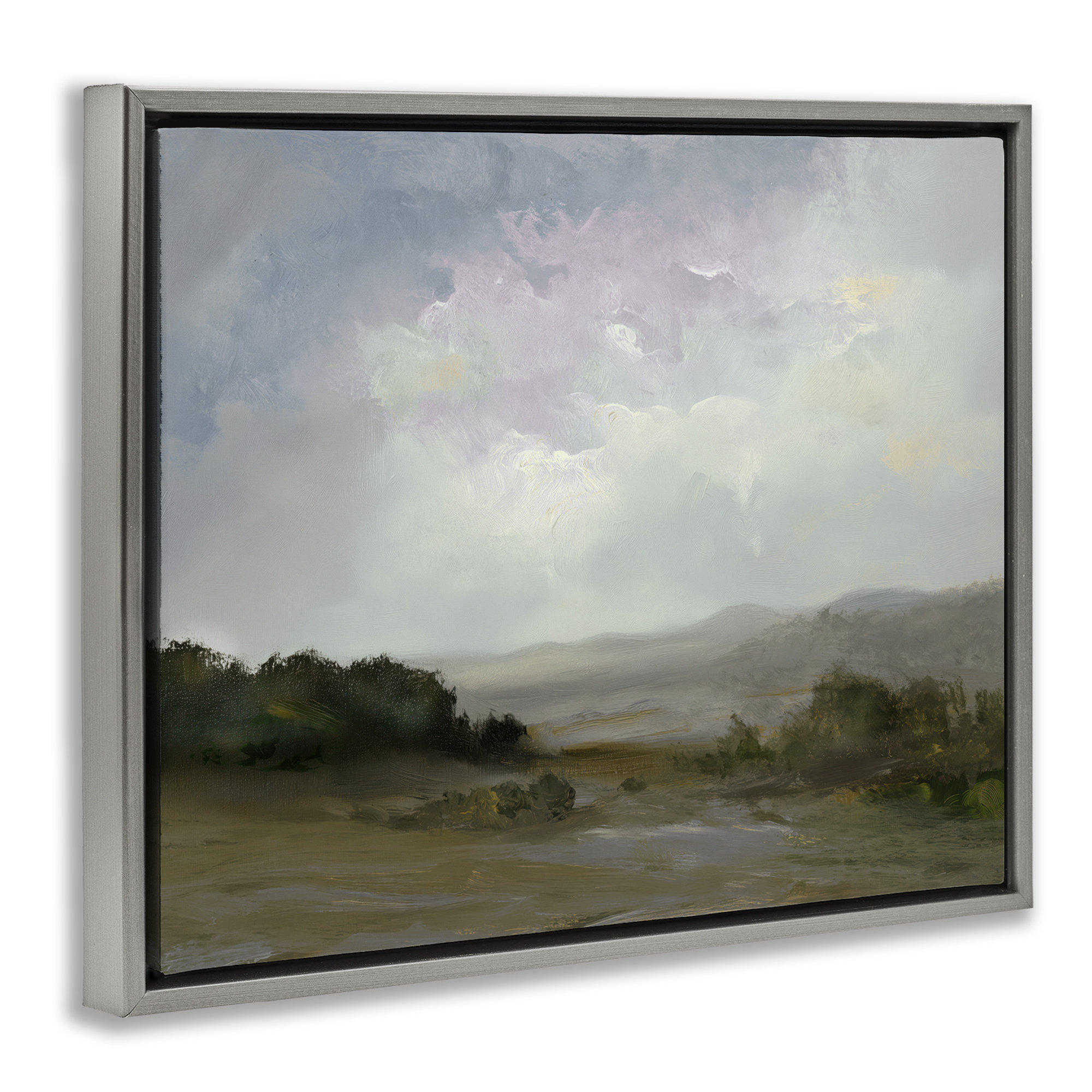 Hokku Designs Refreshed Quiet Landscape Floating Frame, design by ...