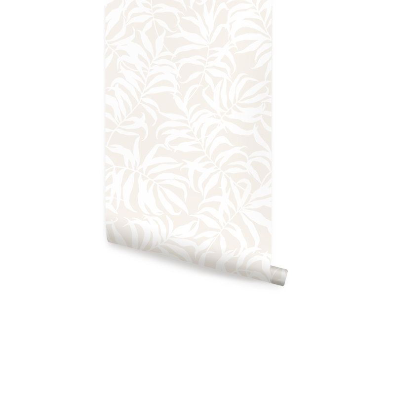 Bayou Breeze Tropical Palm Leaves 18' L x 24" W Peel and Stick ...