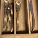 David Shaw Silverware Isla Stainless Steel Flatware Set - Service for 4 ...