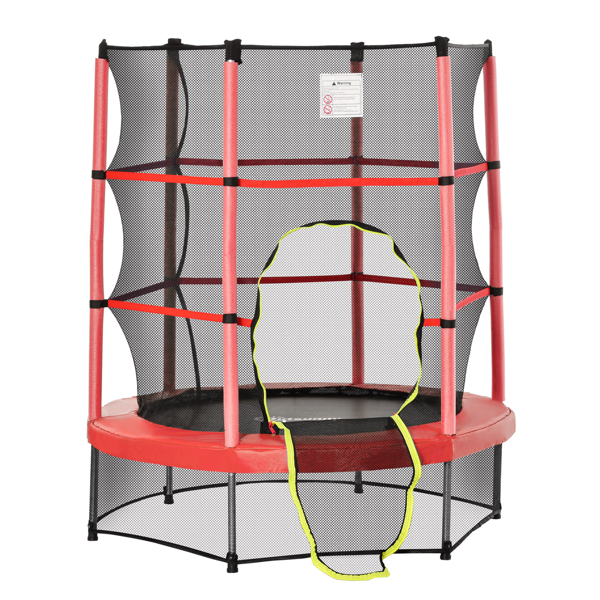 Creationstry Trampoline with Enclosure Net, Springless Design, Safety ...