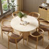 Latitude Run® Round Solid Wood Base Dining Table For 1-6 & Reviews ...