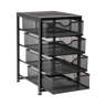 17 Stories Metal Mesh Desktop File Storage Drawers Organizer - 10.25"L ...