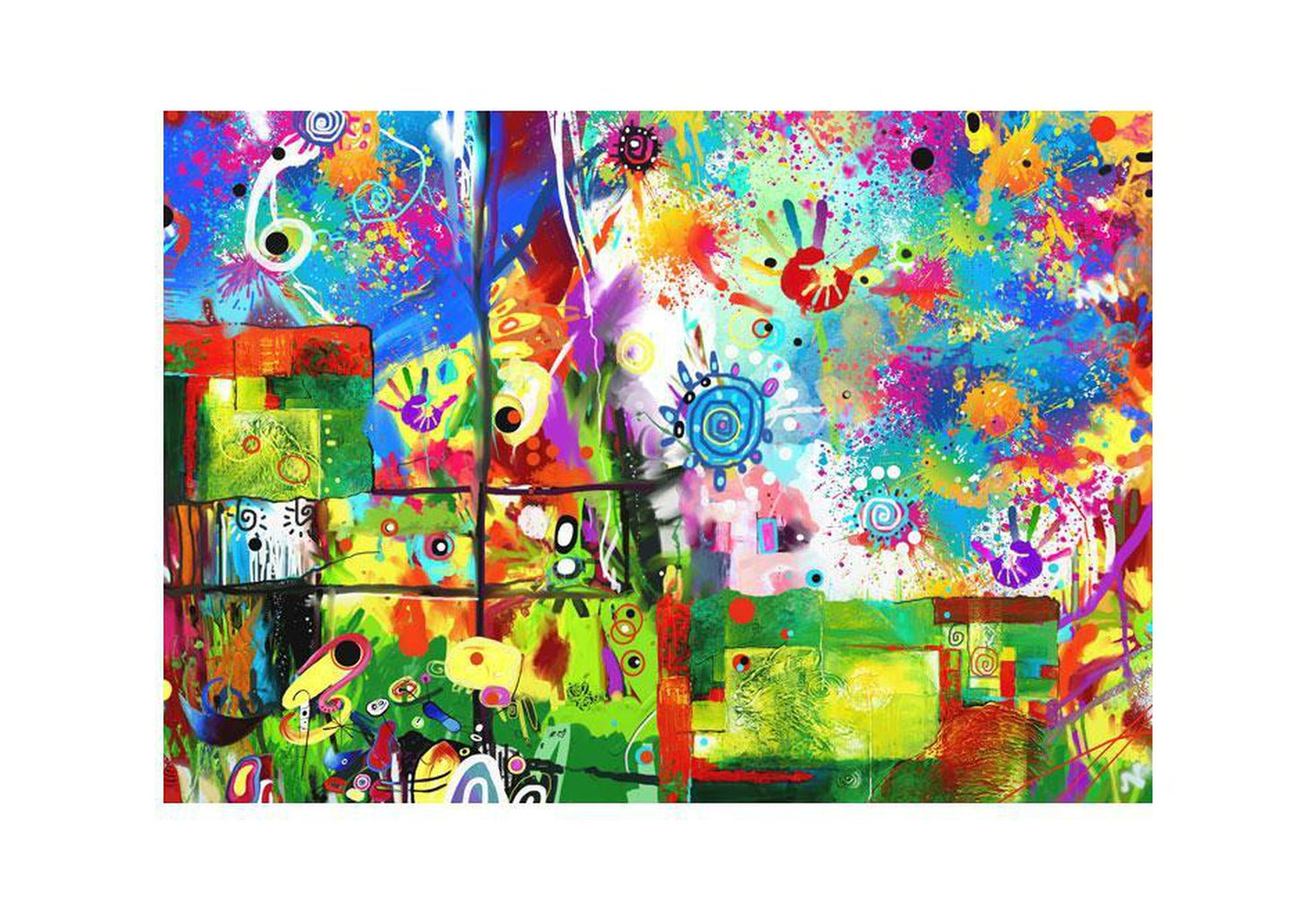 Harriet Bee Colourful Fantasies Wall Mural - Wayfair Canada