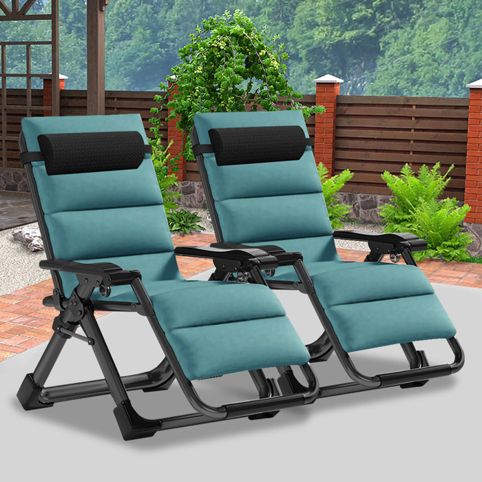 JTANGL Heavy Duty Reclining Chairs Zero Gravity Chair, Comfortable Body ...